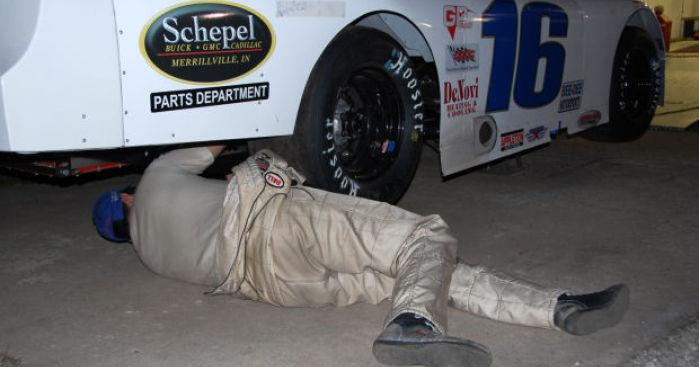 D.J. Weltmeyer carrying on the family racing tradition