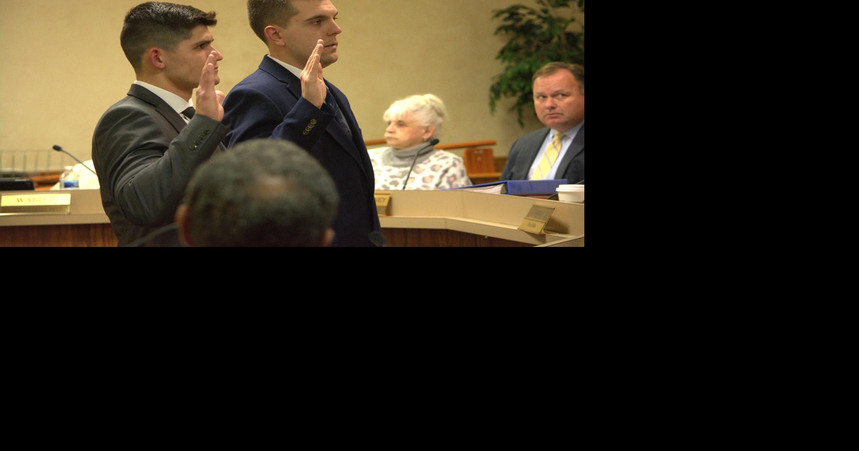 Two new officers join Merrillville police force