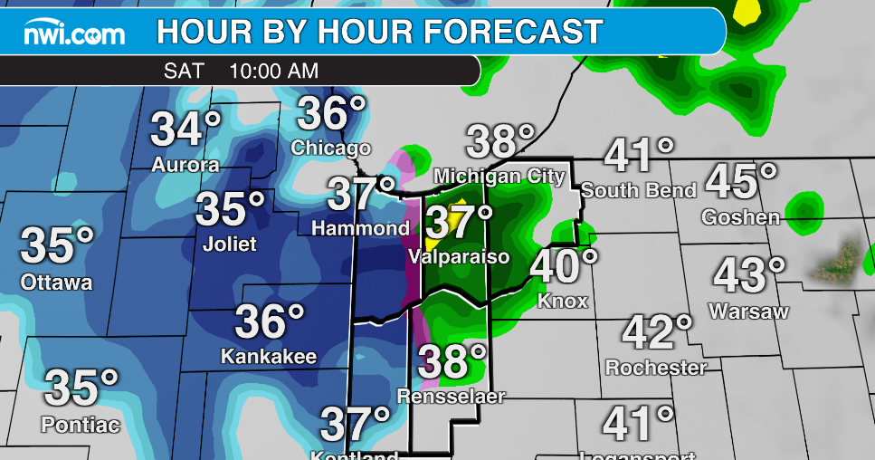 Rain likely Friday night and snow expected Saturday in Northwest ...