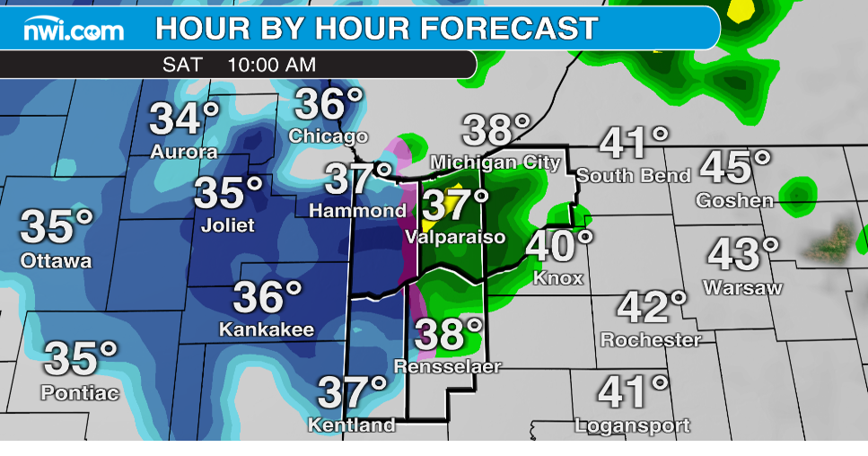 Rain likely Friday night and snow expected Saturday in Northwest ...