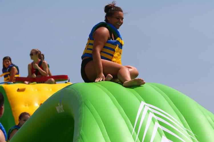 Floating WhoaZone water park to reopen on Lake Michigan