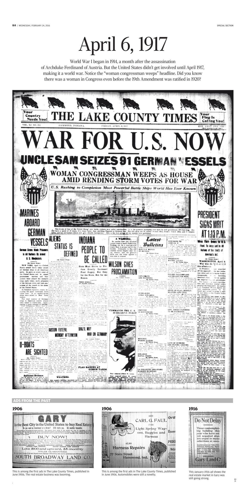 Gallery: Historic Times: A look back at The Times' historic front pages