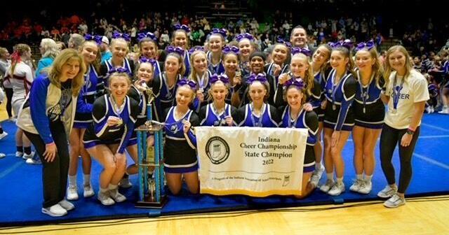 Lake Central cheer team takes state title