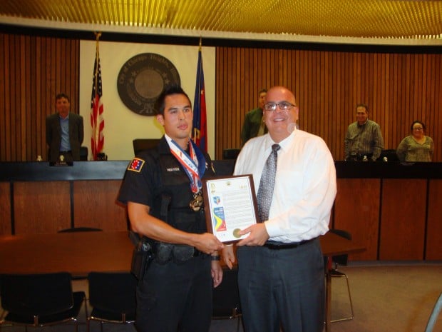 Chicago Heights officer wins gold at World Police & Fire Games