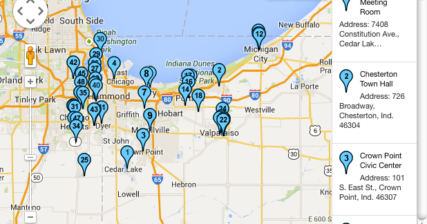 Map: Local Cooling Centers