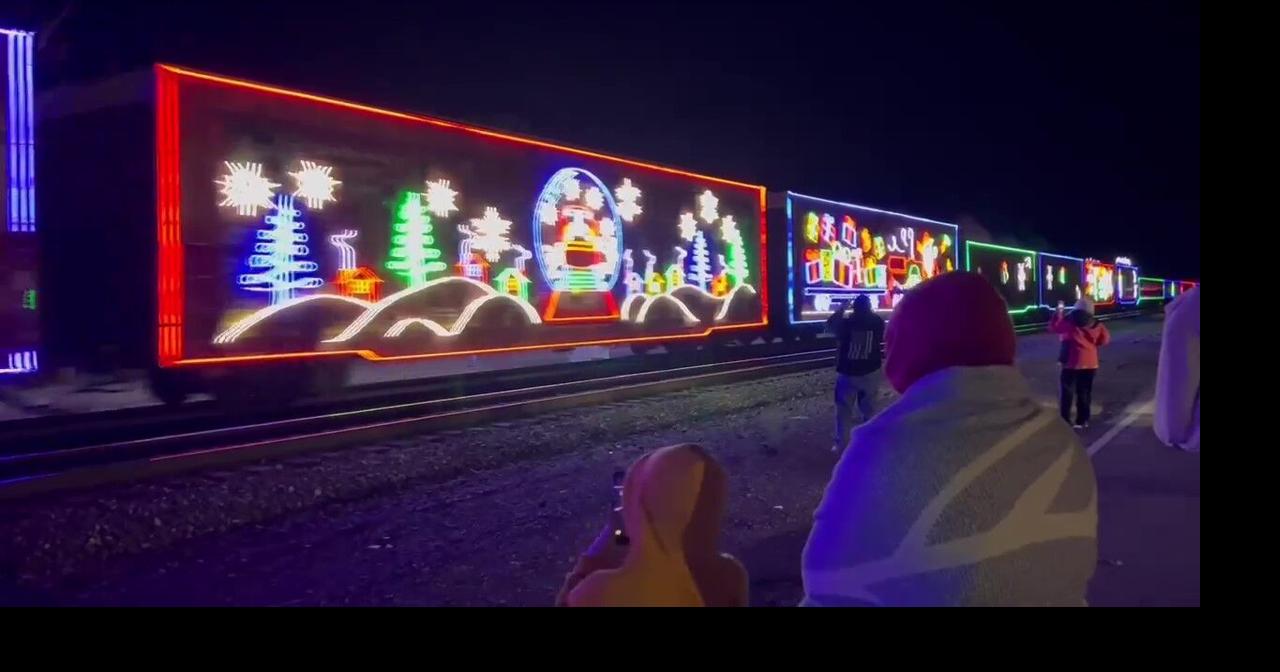 Early risers capture memories as holiday train passes through the Region