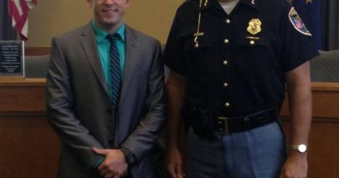 Officer Michael Trueblood sworn to duty