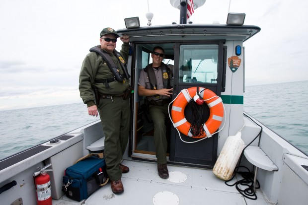 Park Service boat a calming presence along lakeshore