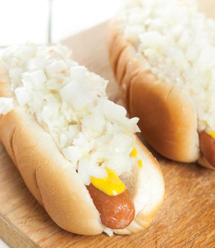 Putting on the Dog: Dressing up a classic hot dog includes some special ...