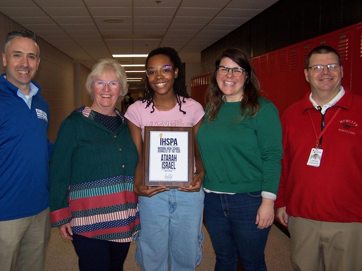 Munster student named Indiana High School Journalist of the Year
