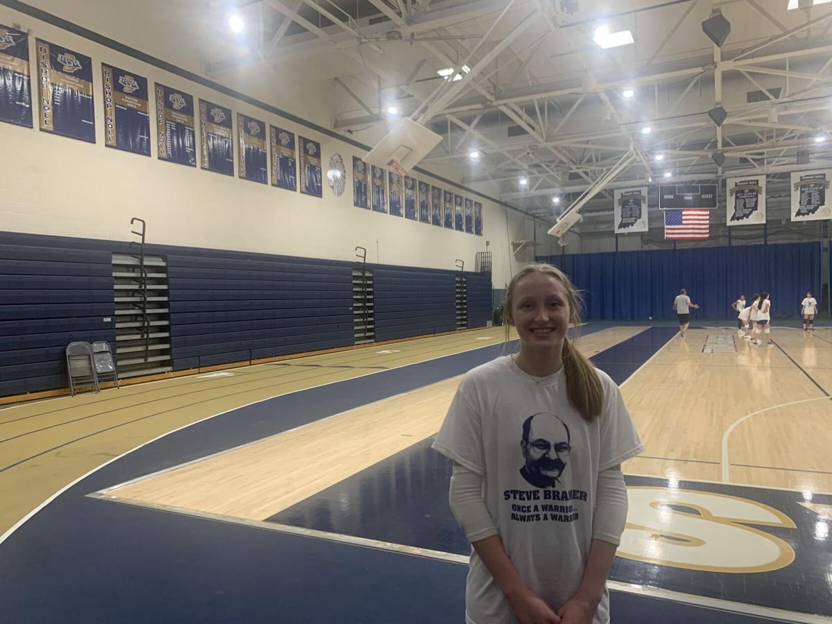 Hannah Evenson has grown into her role as Bishop Noll's libero