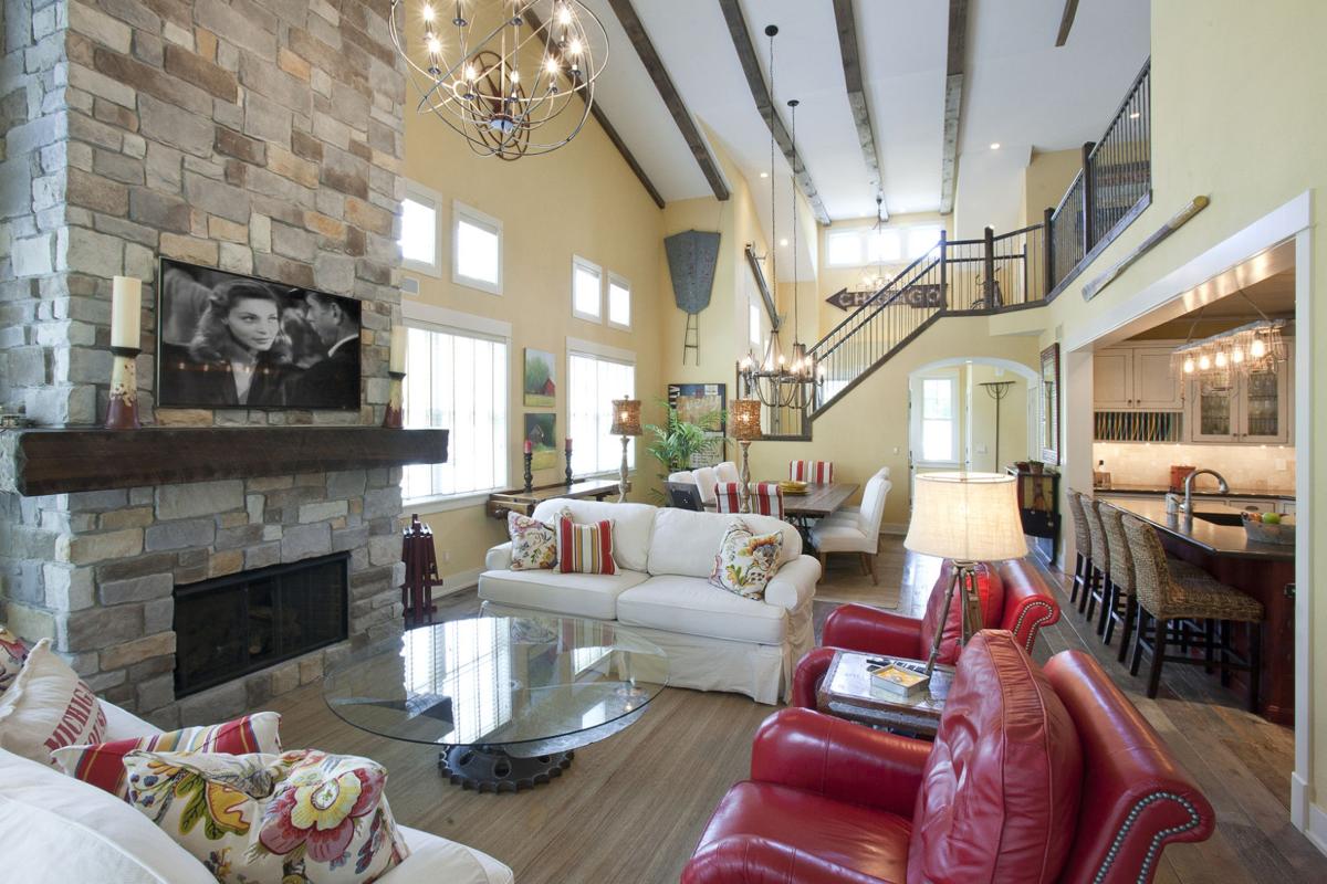 Vibrant hues and eclectic touches in a golf course home | Home ...