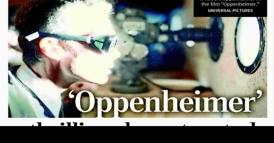 'Oppenheimer' a thrilling character study