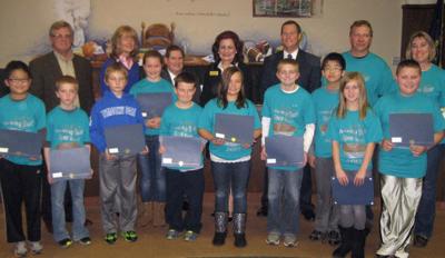 Timothy Ball Elementary Spell Bowl Team Receives Commendation Award