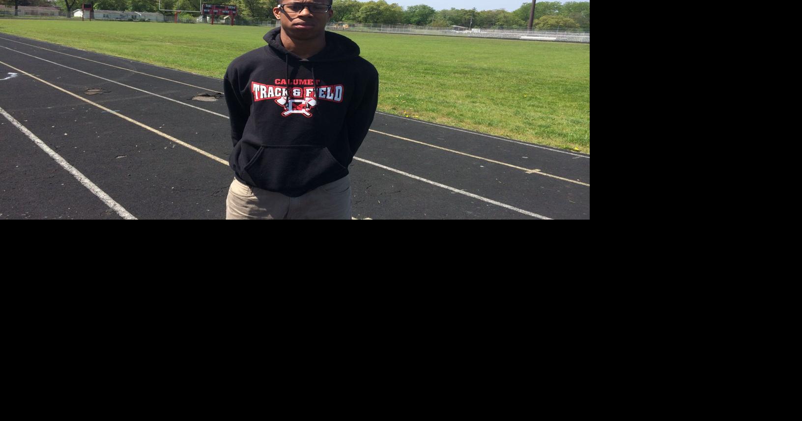 Calumet's Thomas Jackson shows his Warriors Pride