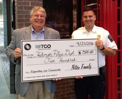 NITCO donates to Hebron Police Department