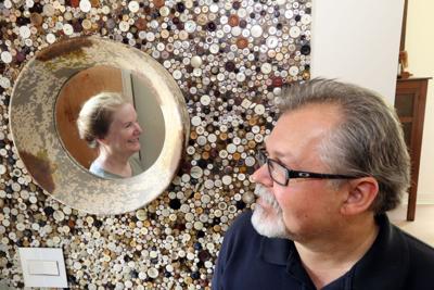 Two artists create one-of-a-kind artwork in Munster house