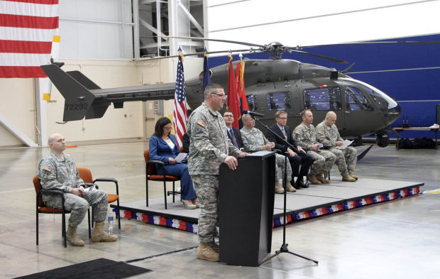 National Guard welcomes two state of the art choppers to Gary facility
