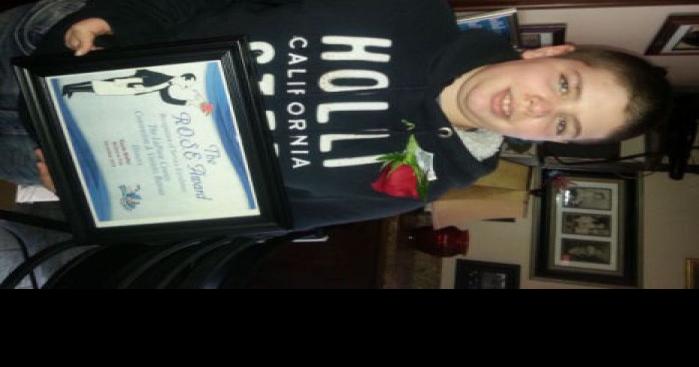 Kayle Maffei wins Visit Michigan City LaPorte's ROSE award