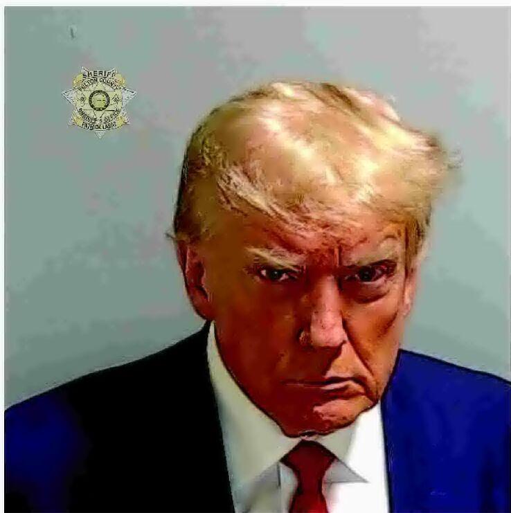 Trump mug shot captures historic moment