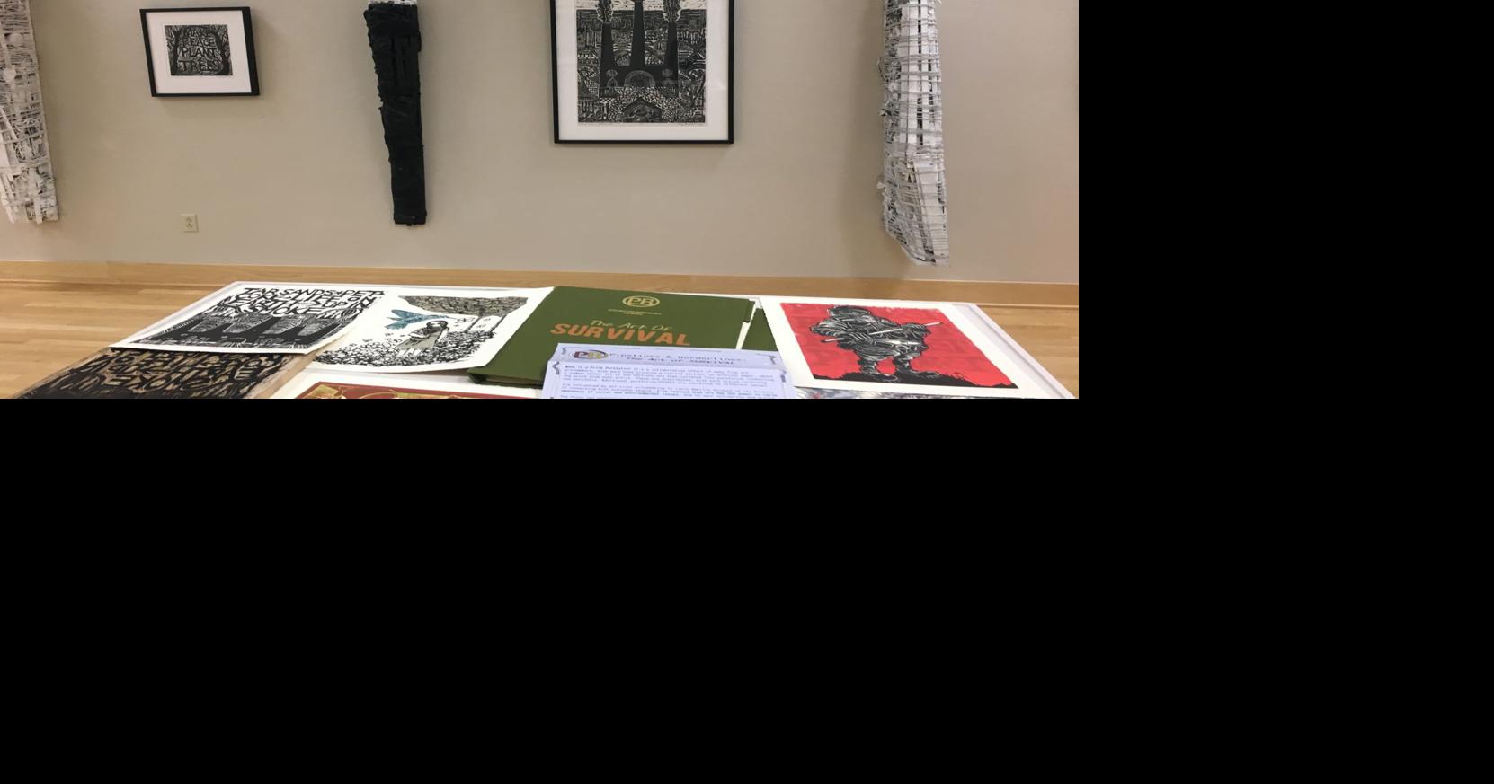 Corey Hagelberg exhibiting woodcuts and sculpture at Brauer Museum solo ...