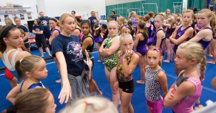 Local kids flip for Olympia Gymnastics Camp