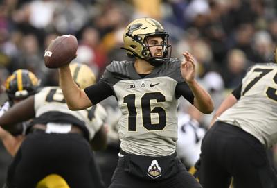Aidan O'Connell, Purdue offense grounded by Iowa