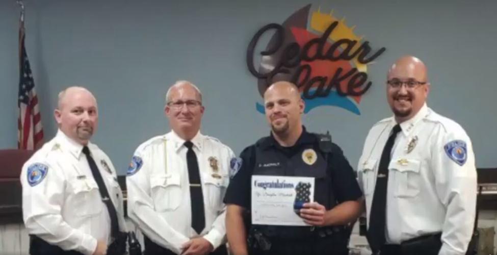 Cedar Lake officers awarded for saving lives of woman at Lighthouse ...