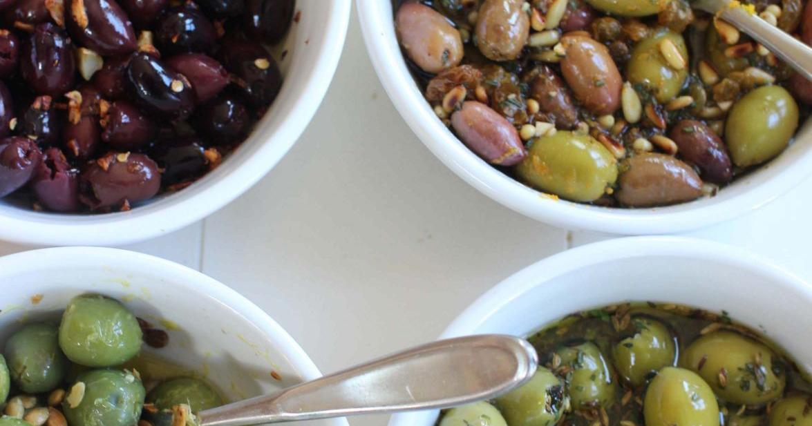 Up your olive game with these easy marinated party olives