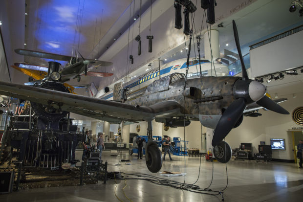Stuka plane undergoes cleaning project at MSI