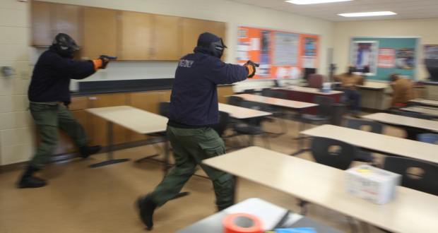 Hostage situations staged; training real