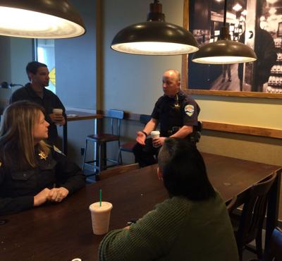 Portage Coffee with a Cop draws few residents