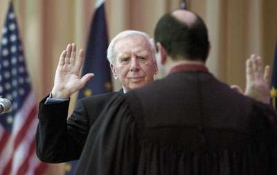 Pastrick takes his final oath