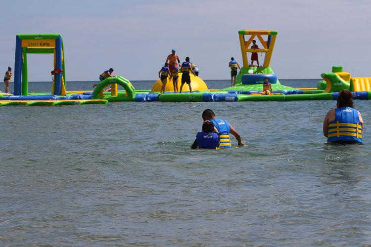 Floating WhoaZone water park to reopen on Lake Michigan