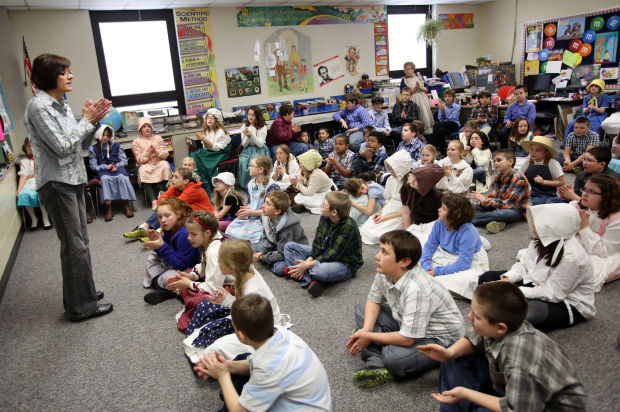 Hebron Elementary students take part in Pioneer Days