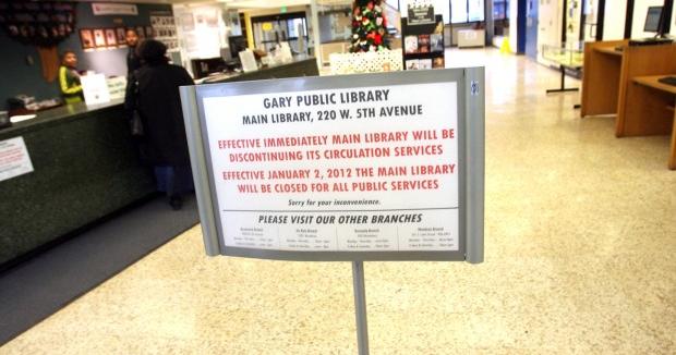 Main Gary Public Library closes its doors
