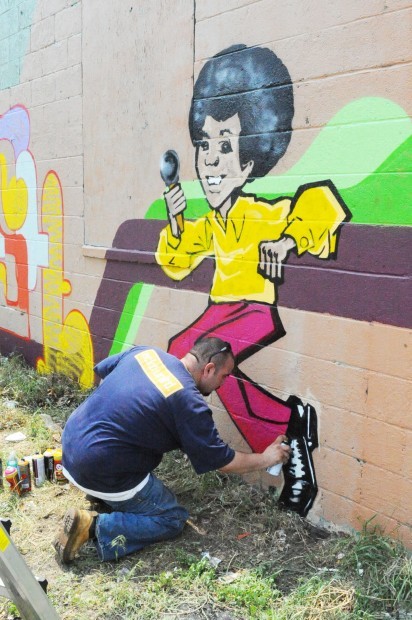 Graffiti art preserves Jackson legacy | Gary News | nwitimes.com