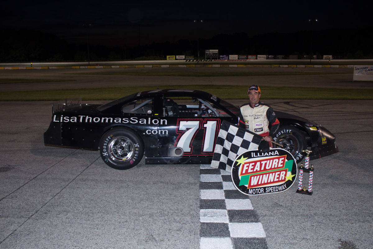 LOCAL AUTO RACING: Eddie Hoffman wins stock car feature at Illiana