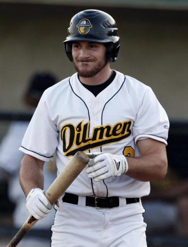 Oilmen batter Nick Bartolon reacts on a called strike in the second ...