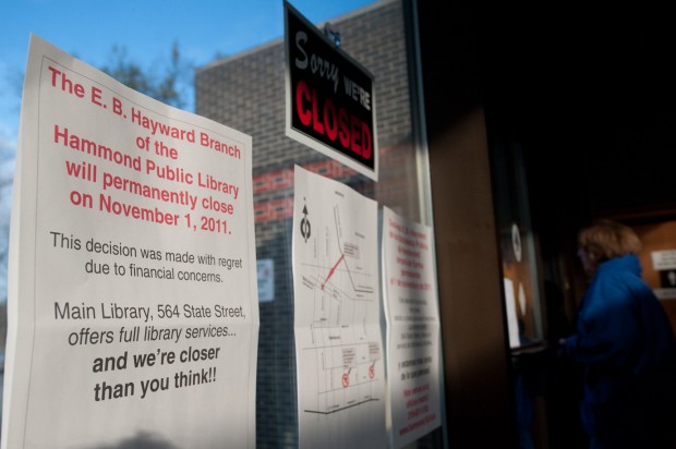 Chapter closes on two Hammond library branches