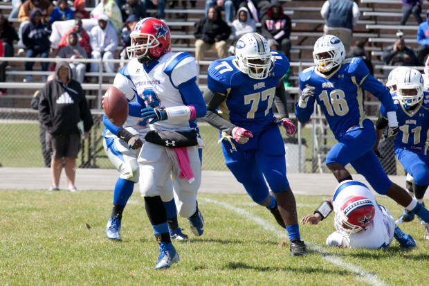 Bloom Twp.'s Brantley puts on a show to lead Blazing Trojans to ...