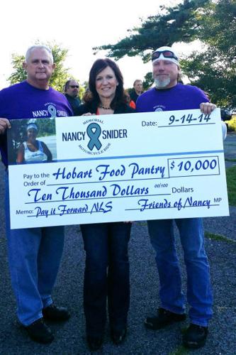 Nancy Snider Memorial Ride raises money for Hobart food pantry