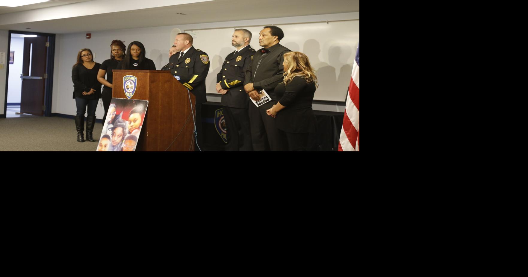 PHOTOS: Hobart police hold press conference on murders of Destiny Jackson and Nazirah Muhammad