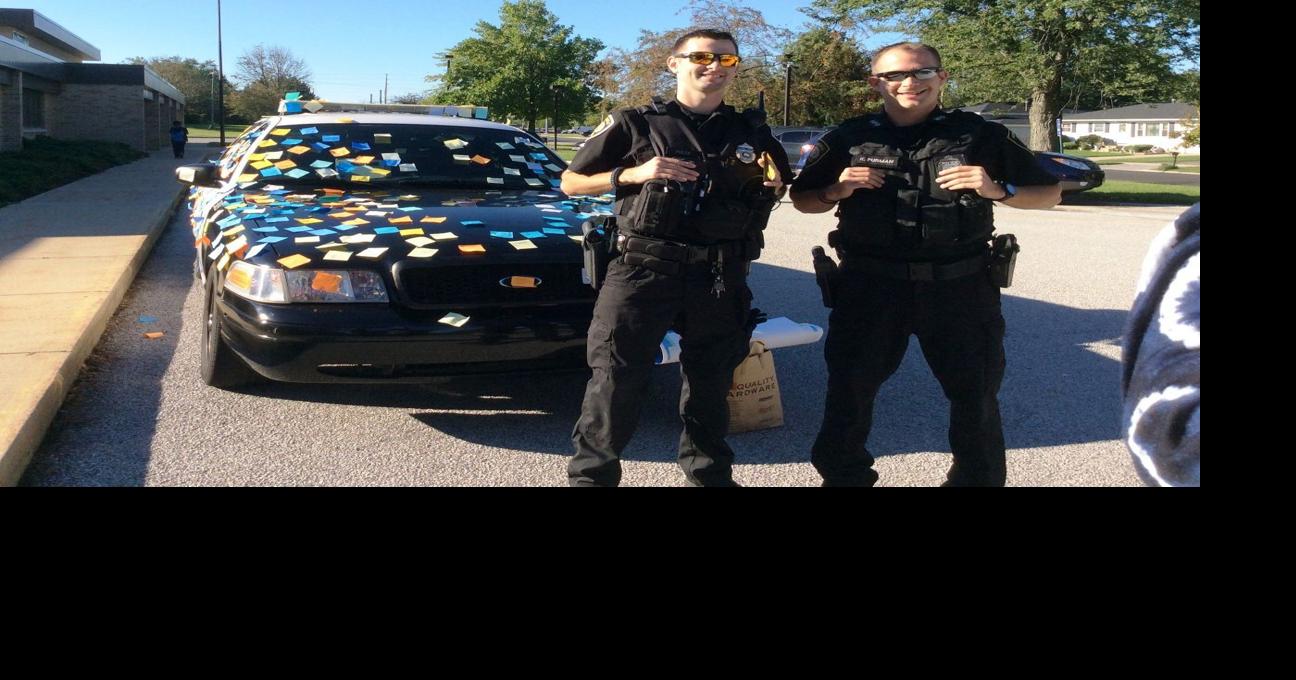 Students honor Merrillville Police Department