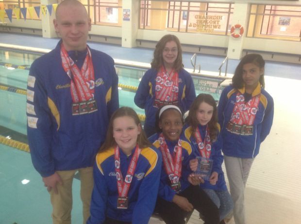 Highland Hurricanes win 10U girls title; place 11th at state swim meet