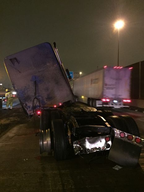 Hammond emergency vehicle hit while assisting I-80/94 crash | South ...