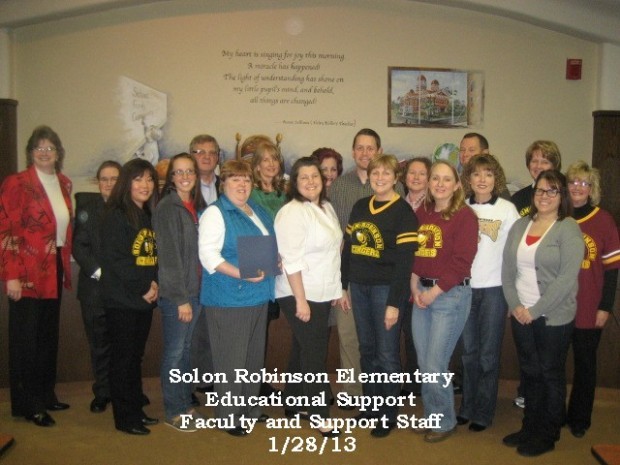Crown Point School Board recognizes Solon Robinson Elementary faculty ...