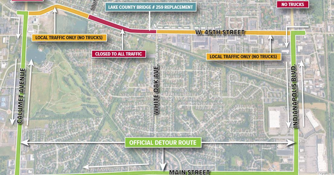 45th to close to all traffic for bridge replacement