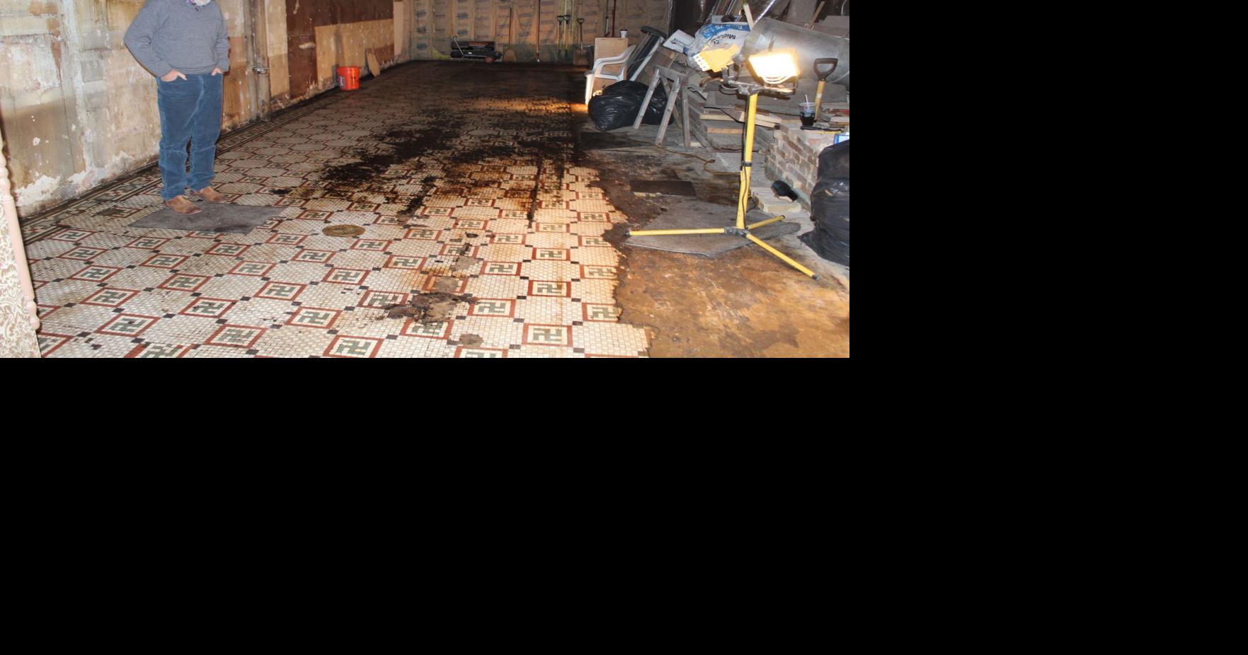 Swastikas uncovered on Valpo building floor during renovation