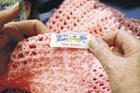 Knitting for charity